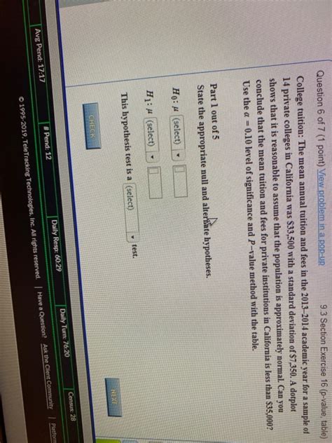 solved question 6 of 7 1 point view problem in a per up