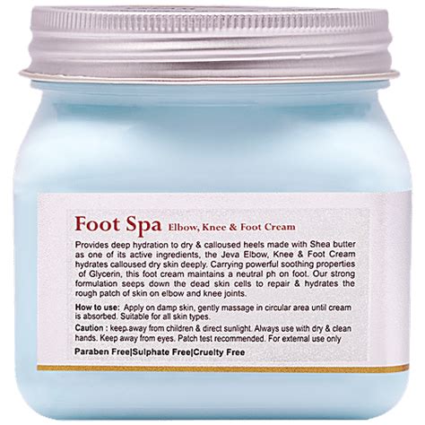 Buy Jeva Foot Spa Elbow Knee And Foot Cream Dead Skin Cells Hydrates