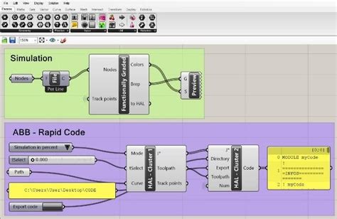 1 Grasshopper Code Controlling Hal Plugin Download Scientific Diagram