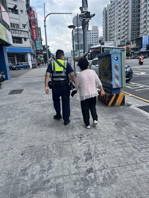 關愛失智長者 中市警協助迷路老婦重回家園 蕃新聞