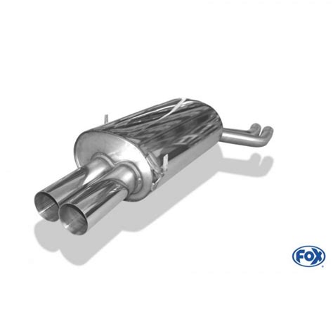 Silencieux Arrière Inox 2x76mm Type 10 Pour Bmw 320323325328330
