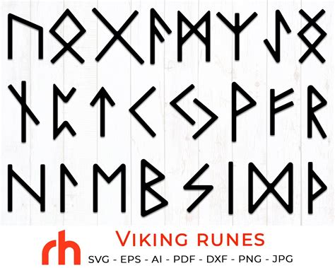 Ancient Runes Norse Runes Viking Runes Nordic Symbols Pagan Symbols