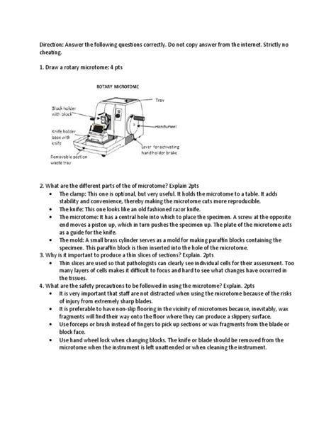 Microtomy Pdf