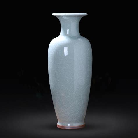 ㍿jingdezhen แจกันเซรามิคเครื่องประดับห้องนั่งเล่นการจัดดอกไม้สไตล์จีน