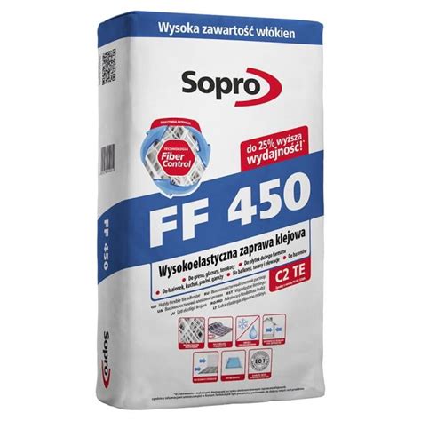 ᐉ Клей для плитки Sopro FF450 C2TE 22,5 кг • Купить в Киеве, Украине ...