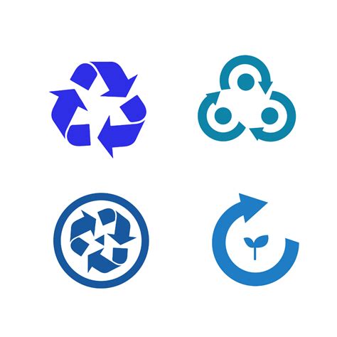 Free Blue Recycle Vector Template To Edit Online