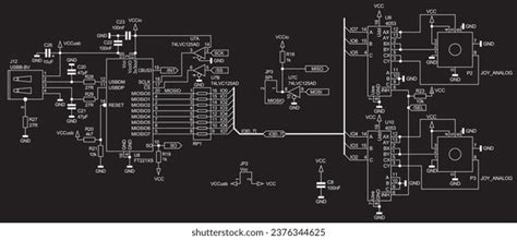 Technical Schematic Diagram Electronic Device Drawing Stock Illustration 2376344353 Shutterstock