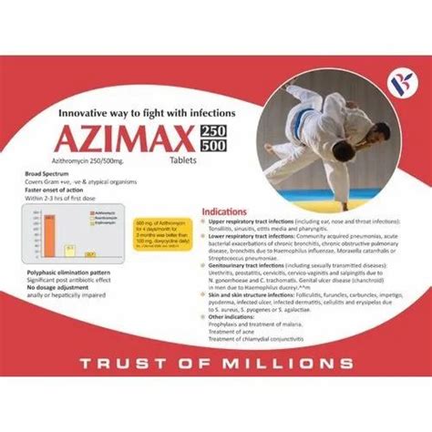 Azithromycin Tablets Packaging Size X Tablets Packaging Type Box At Strip Of