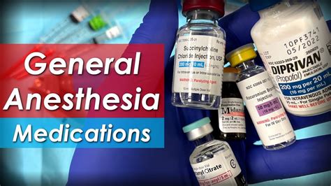 Classification Of General Anesthesia Drugs At Odell Higgins Blog