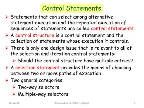 ch 6 statement level control structures pdf