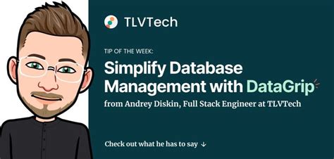 Tlvtech On Linkedin Fullstackengineer Databasemanagement