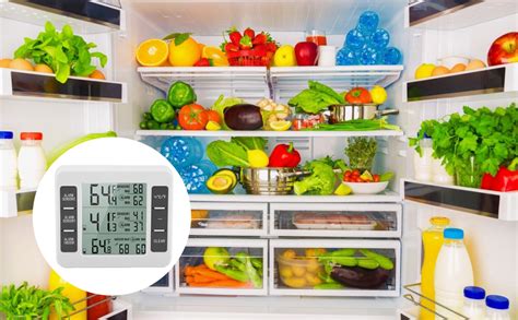 Wlan Thermometer Kühlschrank Alarm Drahtloses digitales akustisches