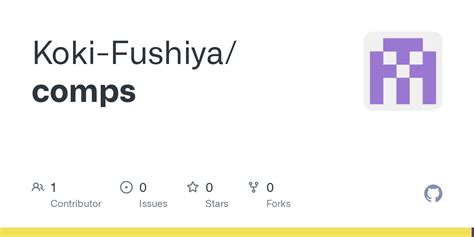 Github Koki Fushiyacomps
