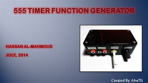 555 timer function generator instructables