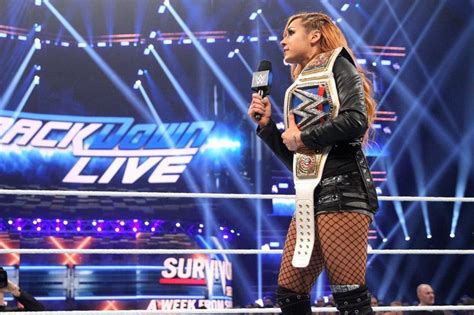 Becky Lynch Attacks Ronda Rousey Leads Smackdown Womens Invasion Of