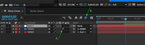 After Effects Animations Parenting Null Objects And Motion Blur