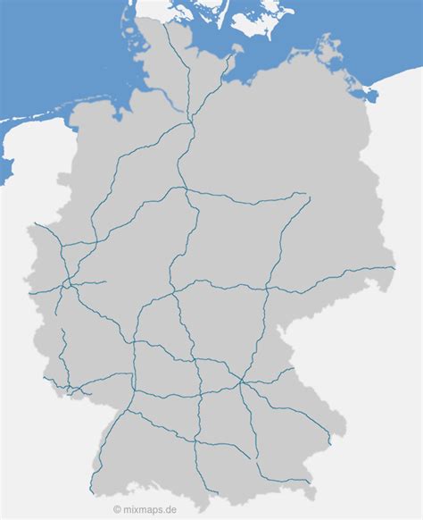 autobahnen a1 bis a9 autobahnkarte deutschland