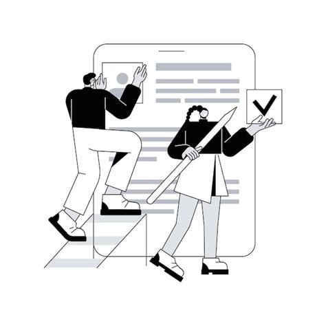 Reprendre La Rédaction Du Service Concept Abstrait Illustration