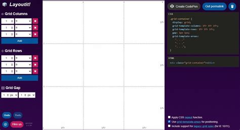 layoutit is now open source an interactive css grid generator powered by vue 3 r vuejs