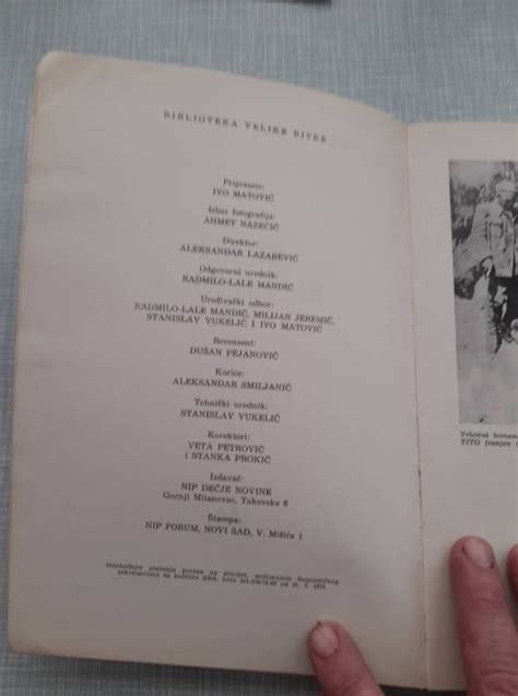 knjiga šumi sutjeska 1973
