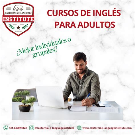 Cursos De Inglés Para Adultos ¿mejor Individuales O Grupales 🤔