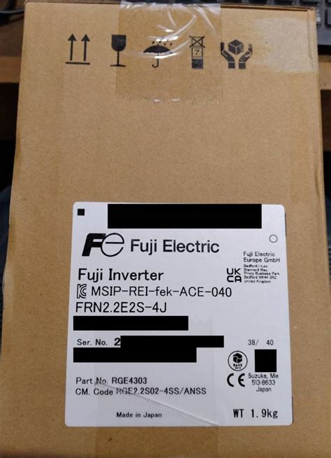 Yahooオークション 新品・未開封 富士電機 インバータ Frn22e2s 4j