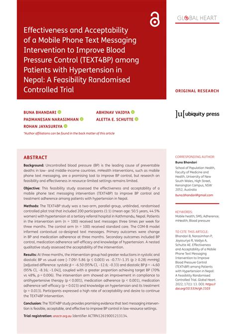 Pdf Original Research Effectiveness And Acceptability Of A Mobile Phone Text Messaging