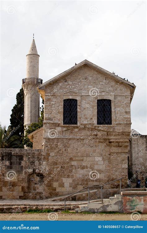 Kebir Mosquealso Known As Buyuk Mosque Minaret In Larnaca Cyprus And