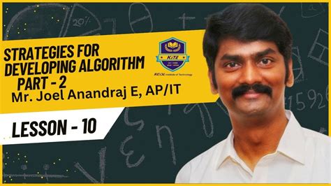 Ge3151 Lecture 10 Strategies For Developing Algorithm Part 1 Youtube