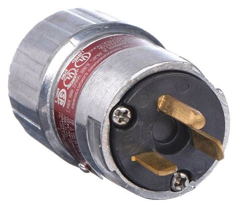 Hubbell 5 20p 20 A Plug 10n032ugp 20231qw Grainger
