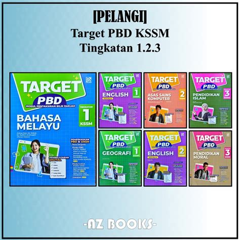 AZ PELANGI 2025 Buku Latihan TARGET PBD KSSM Format UASA Tingkatan 1