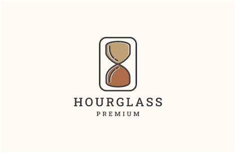 Premium Vector Hourglass Logo Vector Illustration Design Simple Logo
