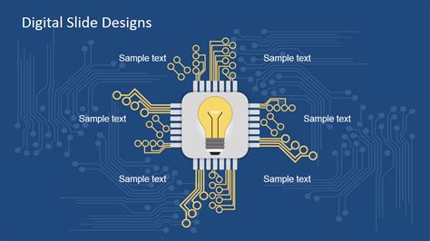 Digital Slide Design For PowerPoint Presentation Template
