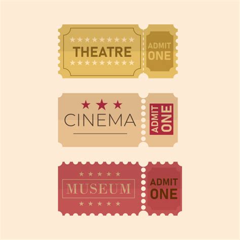 150 Ticket Stub Art Clip Art Stock Illustrations Royalty Free Vector