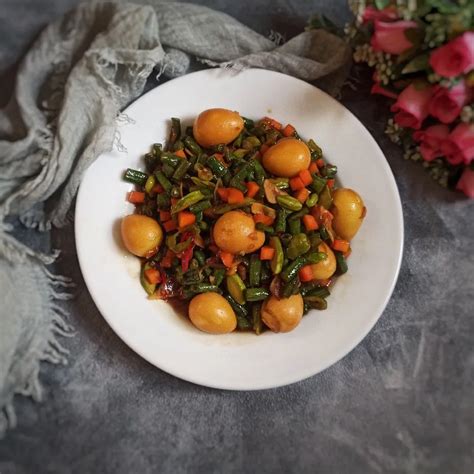 Resep Tumis Kacang Panjang Wortel Petai Sederhana Rumahan Di Yummy App