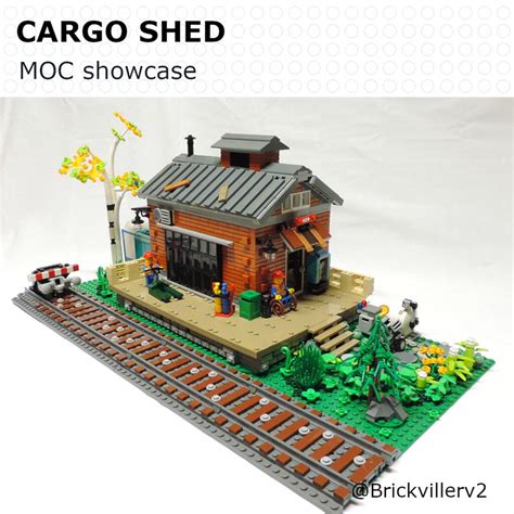 Moc Cargo Shed Lego Train Tech Eurobricks Forums