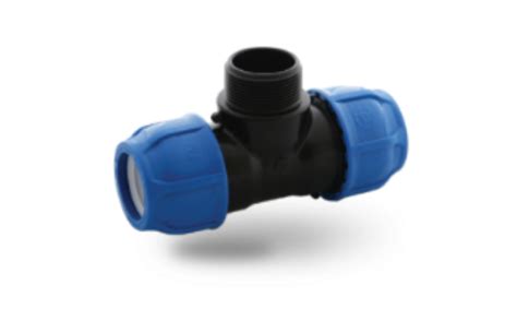 Compression Male Tee Connector DIYATHA GARDEN