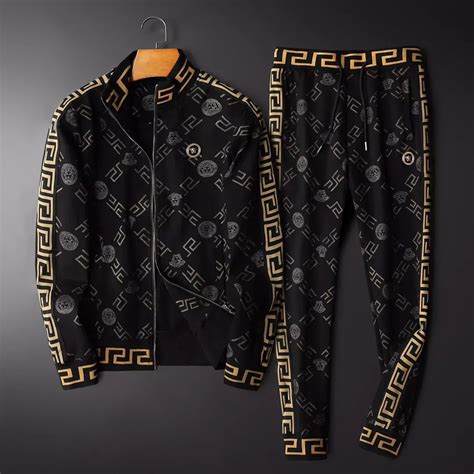 Versace Tracksuits For Men Long Tracksuits In 2024 Tracksuits For Men