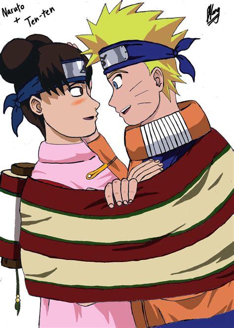Naruto And Tenten By Alphadelta1001 On Deviantart