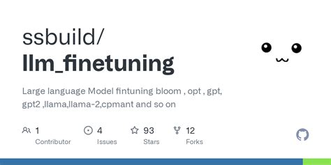 Github Ssbuild Llm Finetuning Large Language Model Fintuning Bloom Opt Gpt Gpt Llama