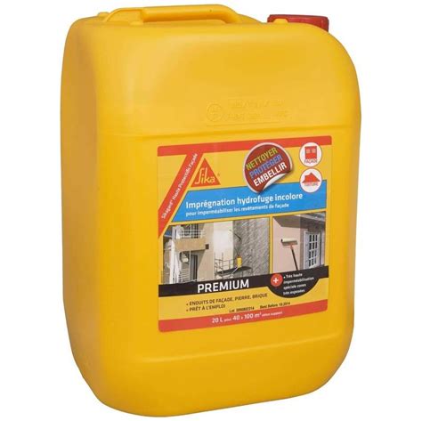 HYDROFUGE CONCENTRÉ SIKA SIKAGARD HAUTE PROTECTION FAÇADE 20L