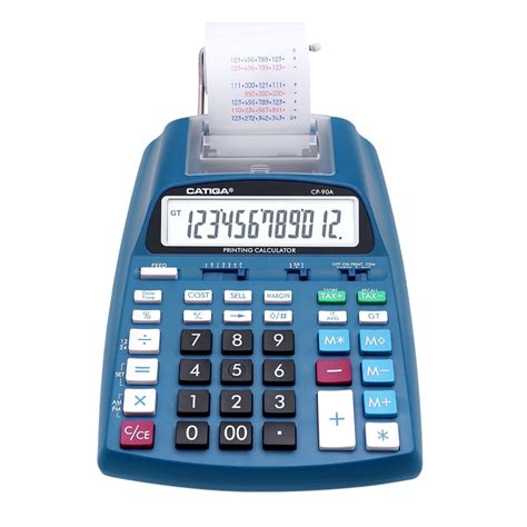 Tovo 2025 Printing Calculator 12 Digit Lcd 2 Color Print Desktop