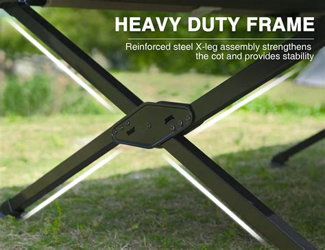 Ever Advanced Oversized Camping Cot For Adults