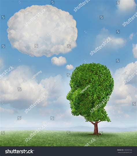 Communication Growth Tree Shaped Human Head Stock Illustration 135593726 Shutterstock