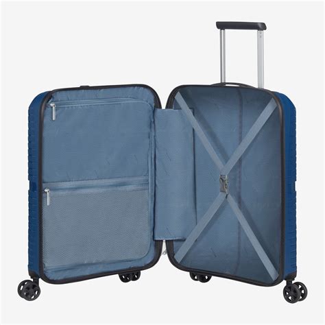 American Tourister Airconic Spinner 55/20 TSA Cabin Trolley, Midnight ...
