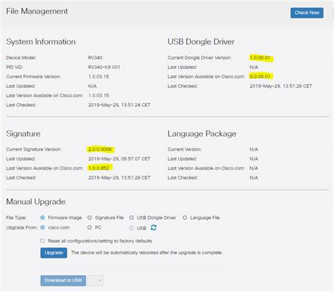 RV Strange Version Numbers After Firmware Upgrade Cisco Community