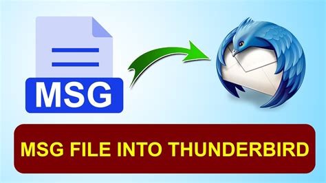 How To Import Msg Files Into Thunderbird Convert Your Msg Files To Mbox Format Efficiently