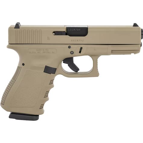 Glock 19 G19x Gen5 Crossover Ns 9mm Compact 10 Round Pistol