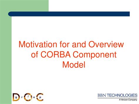Ppt Tutorial On Corba Component Model Ccm Powerpoint Presentation
