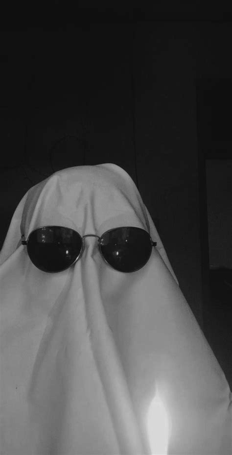 Ghost Trend Tiktok Gambar Gambar Potret Desain Vektor